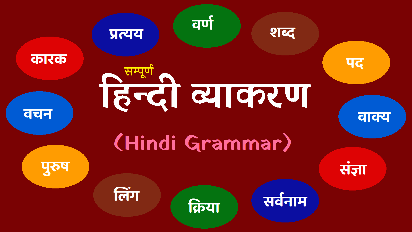 Hindi Grammar Hindi Grammar